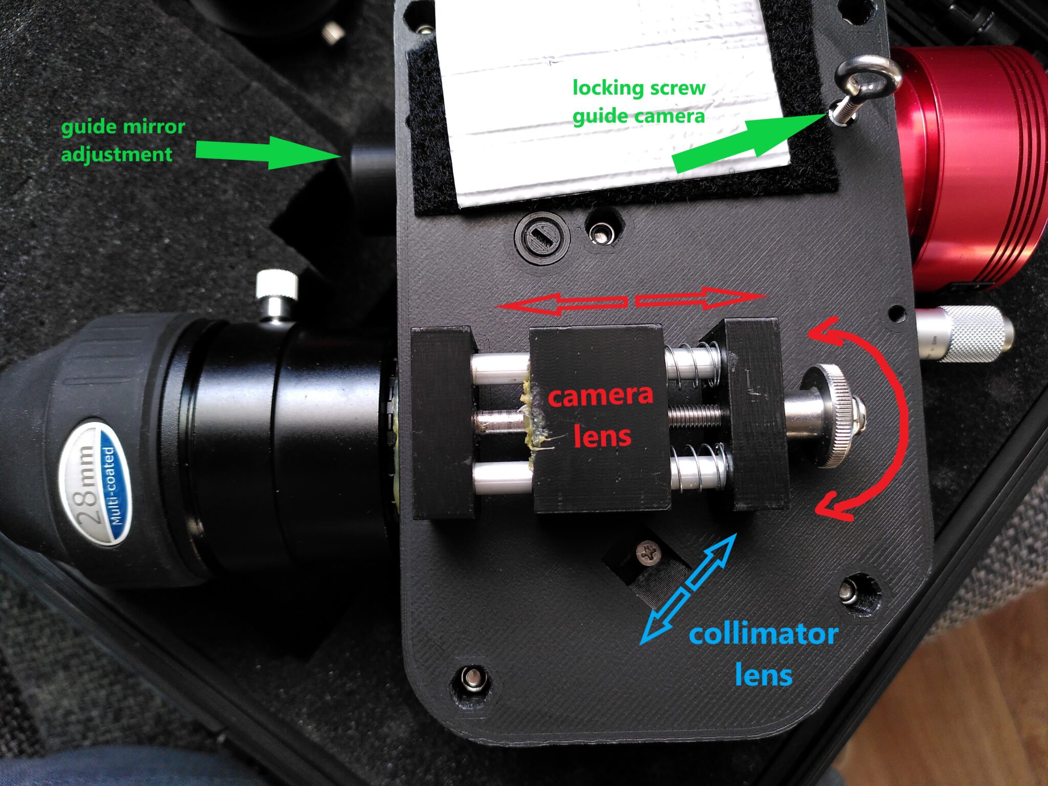 Building a slit spectroscope – 3D printed Lowspec 3.0 – astrokemp.com
